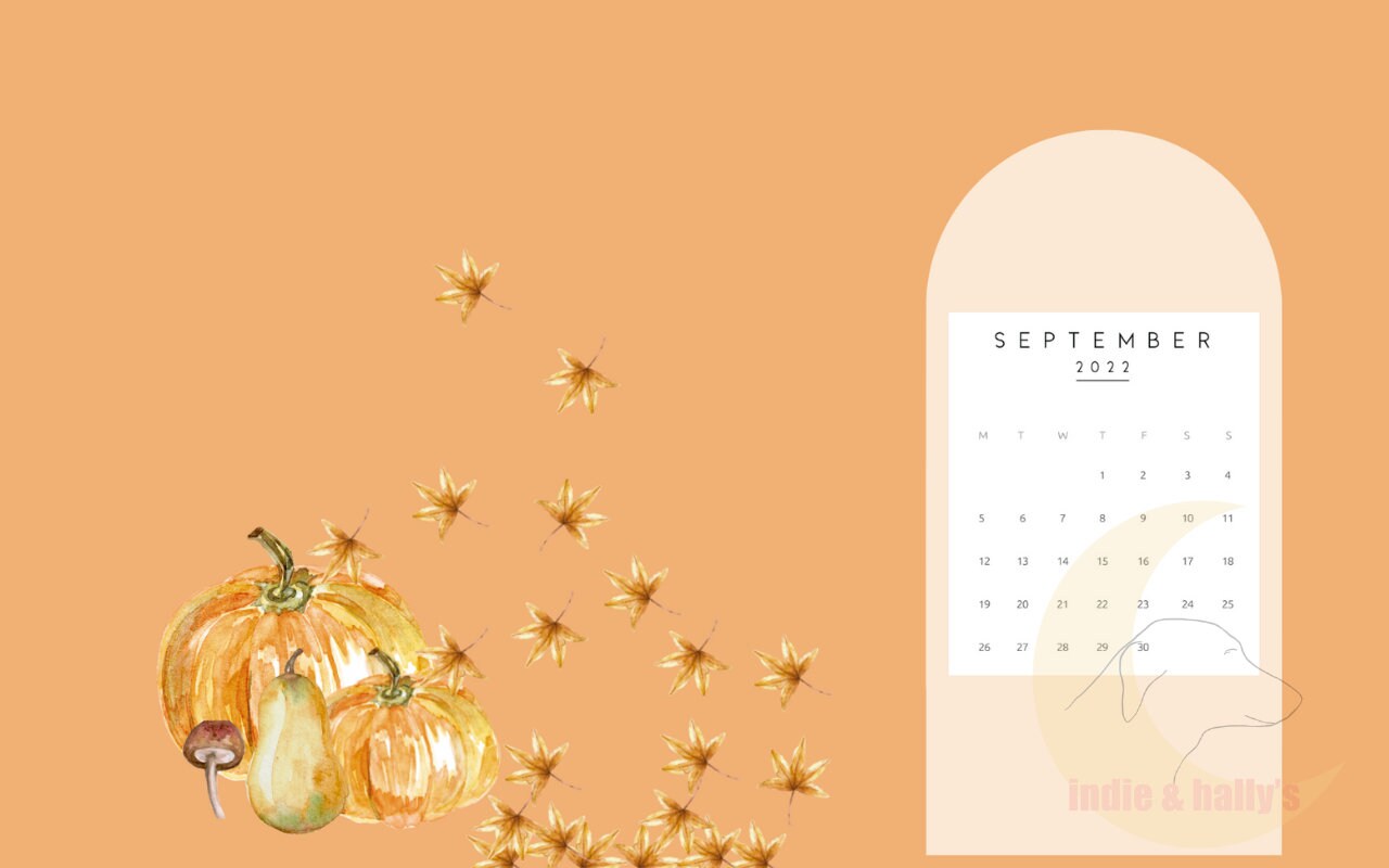 September 2022 Desktop Wallpaper - Etsy