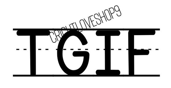 TGIF SVG - Etsy