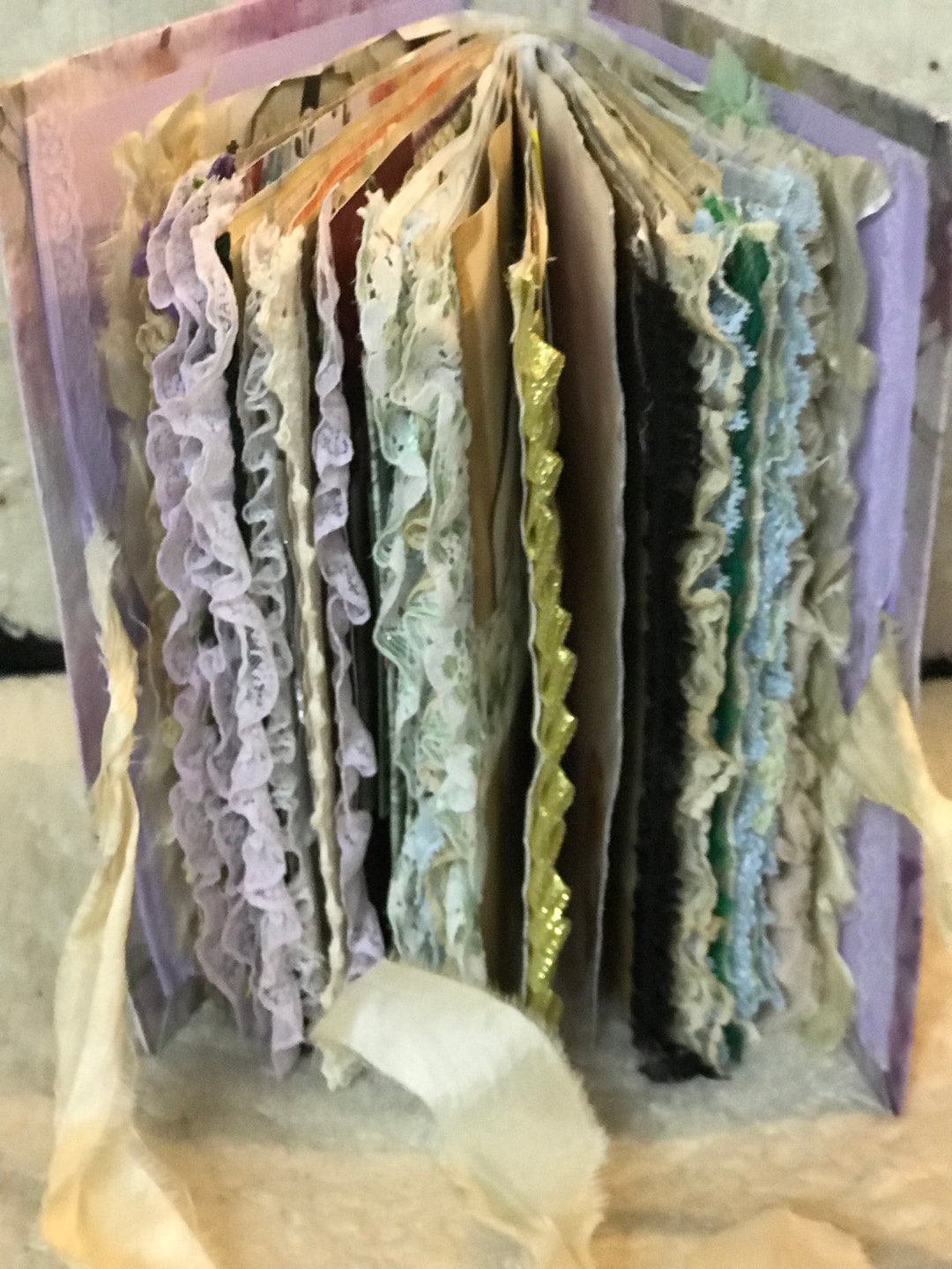 Beautiful Lace Edged Journal - Etsy