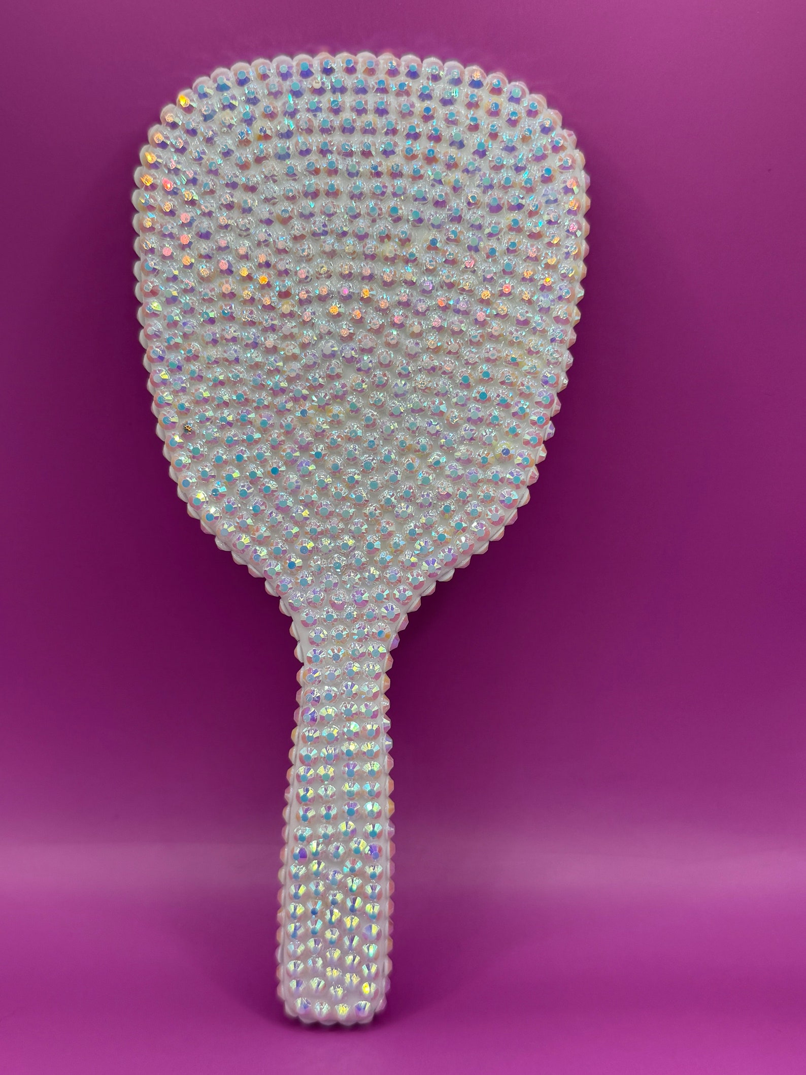 Rhinestone Mini Handheld Mirror - Etsy