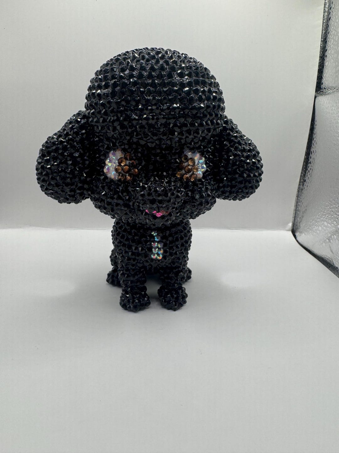 Blinged Black Poodle - Etsy