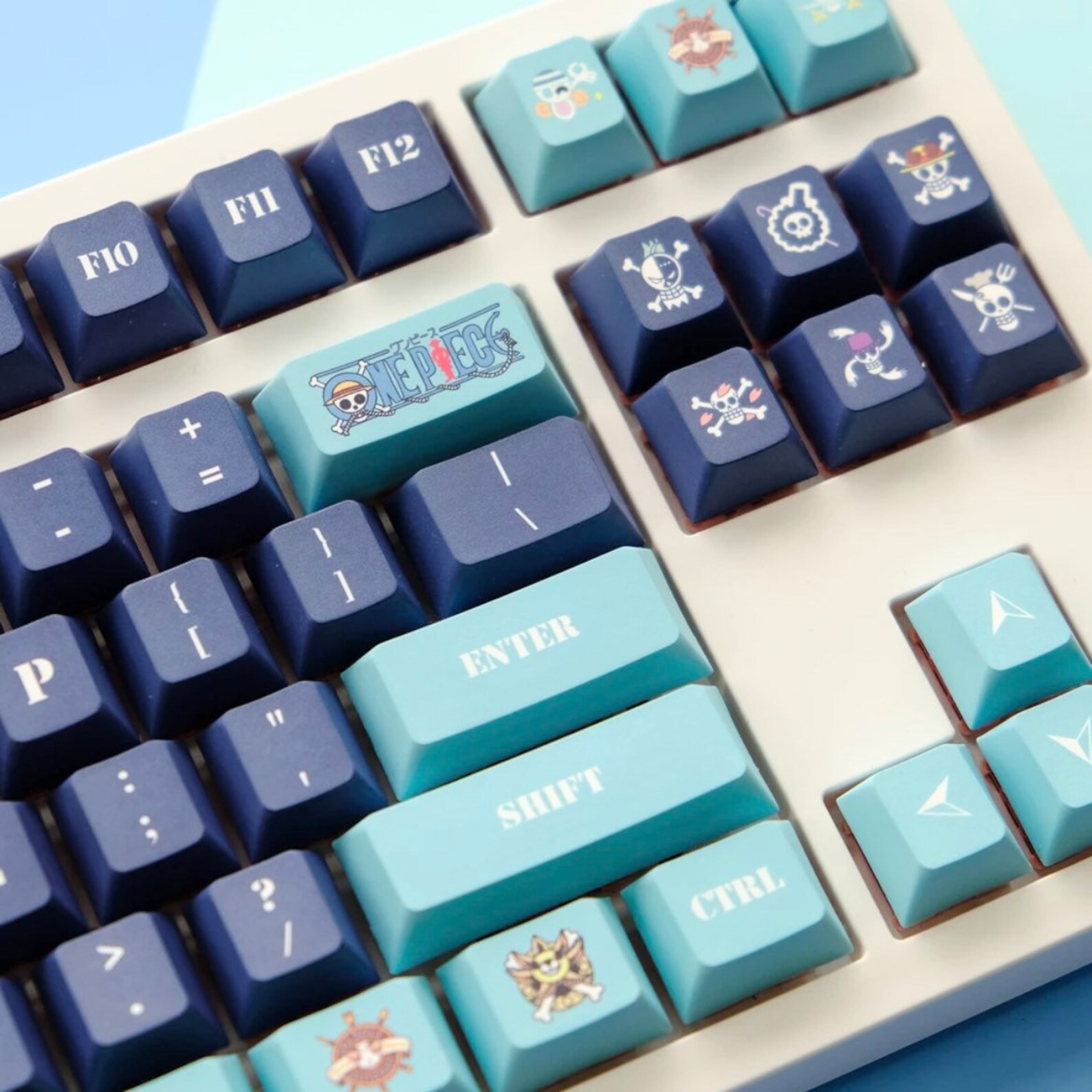 Pirate Themed Keycap Set for Mechanical Keyboard 120 Double Shot Key ...