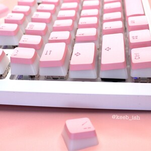 Blush Pink Pudding Keycap Set 104 PBT Key Caps for - Etsy
