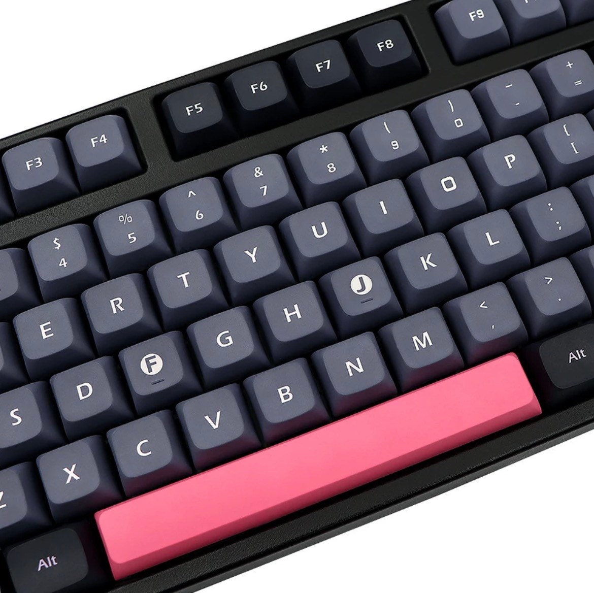 Black & Grey Keycap Set for Mechanical Keyboard 133 Key Caps XDA ...