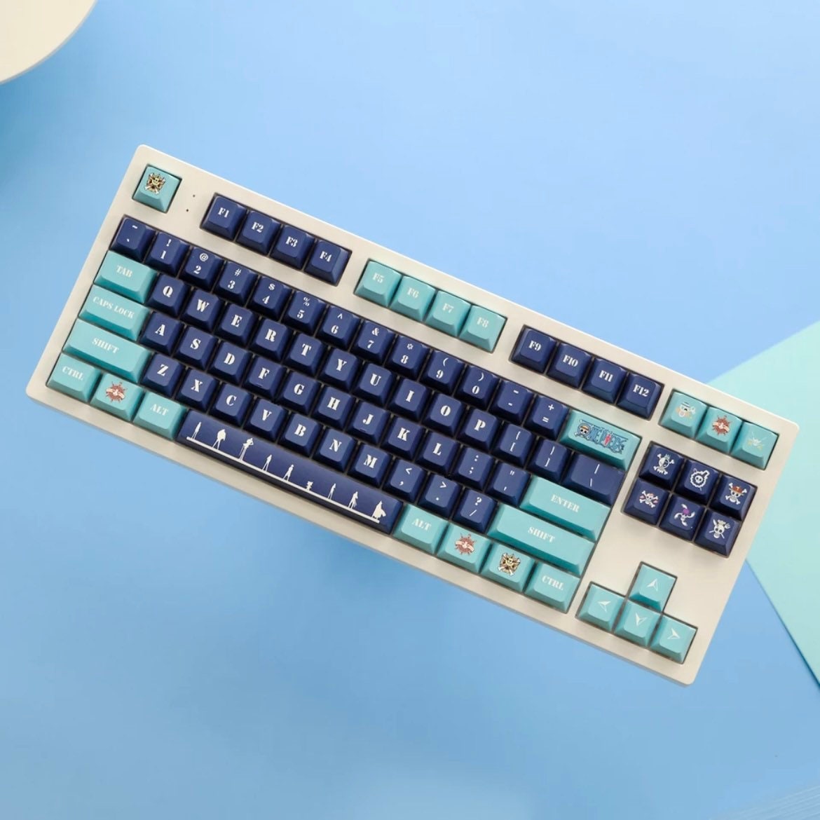 Pirate Themed Keycap Set for Mechanical Keyboard 120 Double Shot Key ...