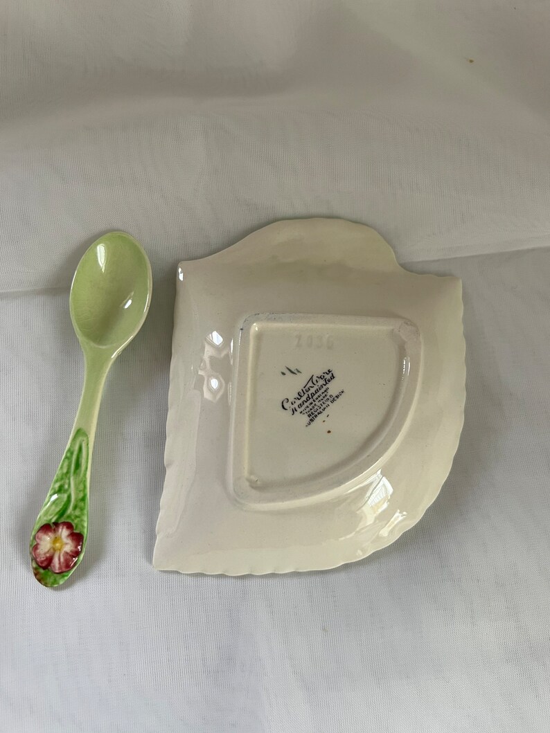 Carlton Ware Plate and Spoon - Etsy