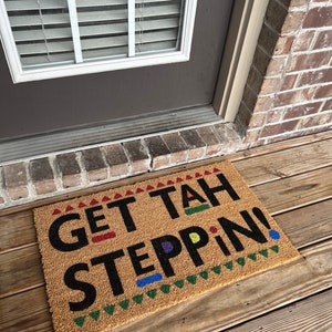 Get Ta Steppin Doormat, Martin Lawrence Fan Decor, Custom Welcome Mat ...