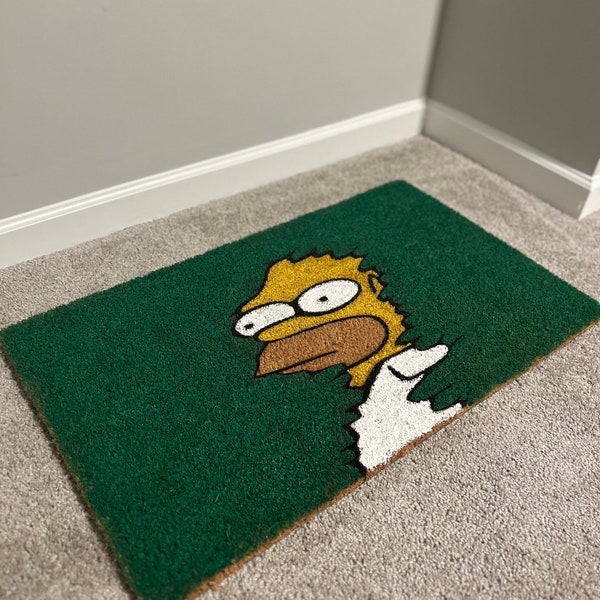The Simpsons Door Mat - Etsy