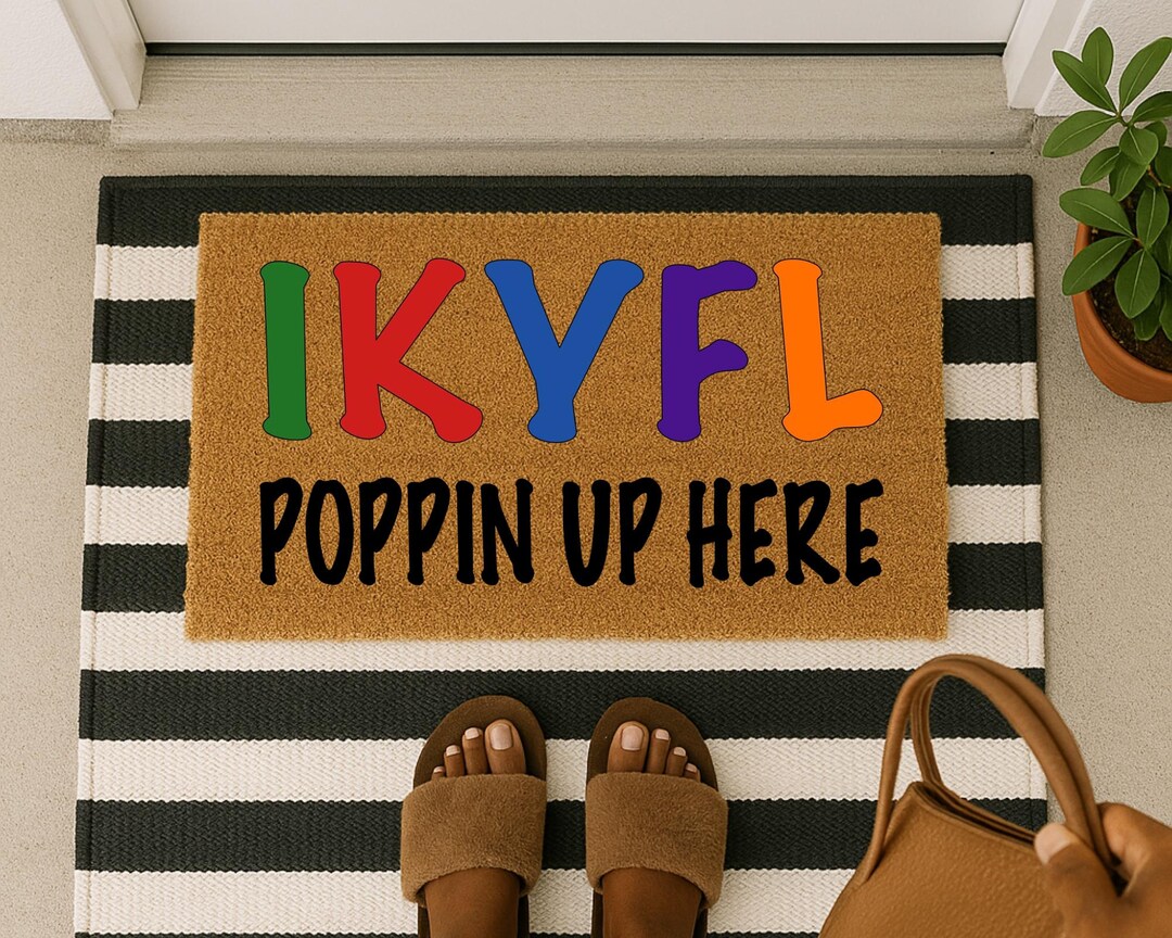 Custom Doormat for Front Porch, IKYFL Funny Welcome Mat, Housewarming ...