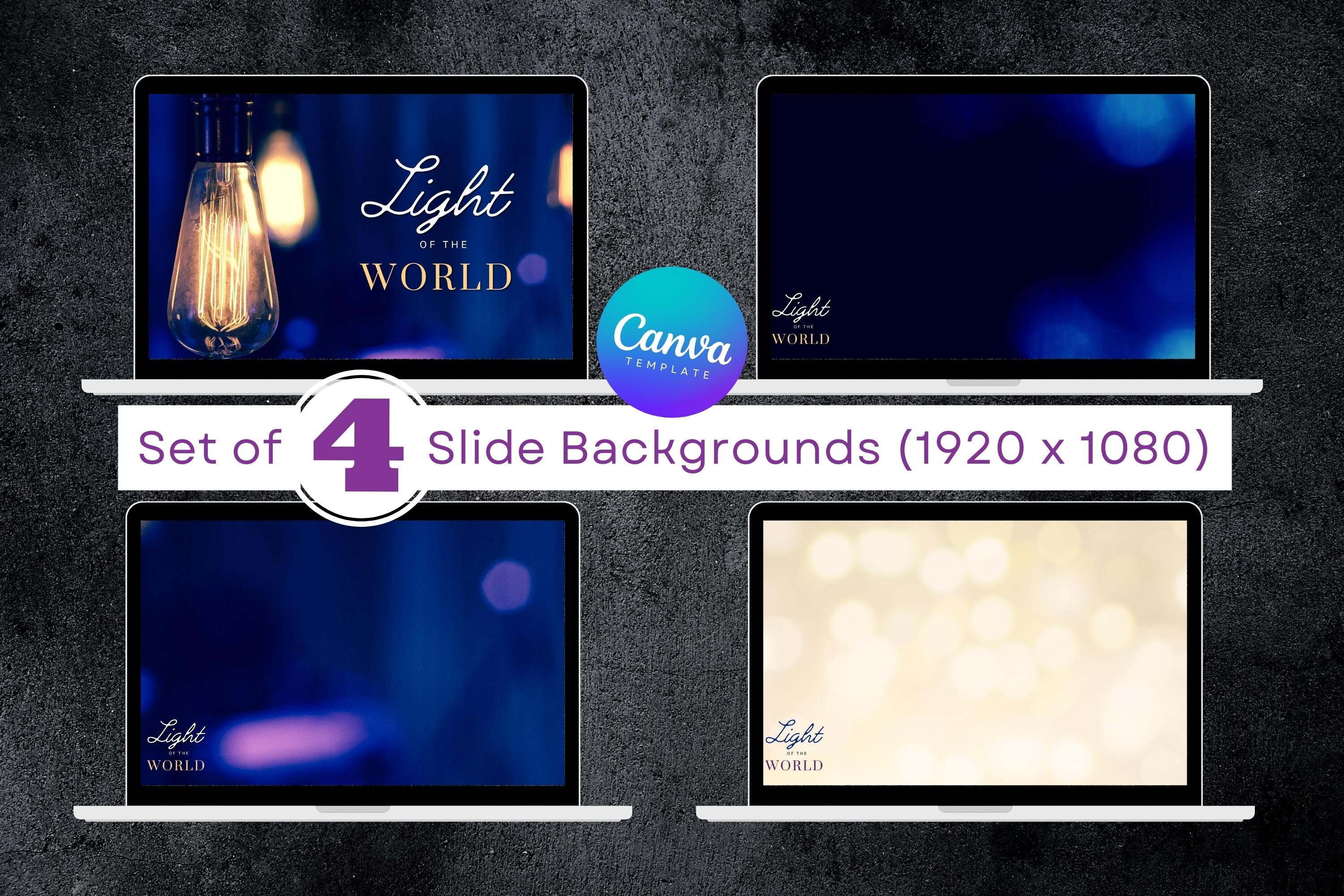 Christmas Church Slides: Editable Canva Templates (1920x1080) - Etsy