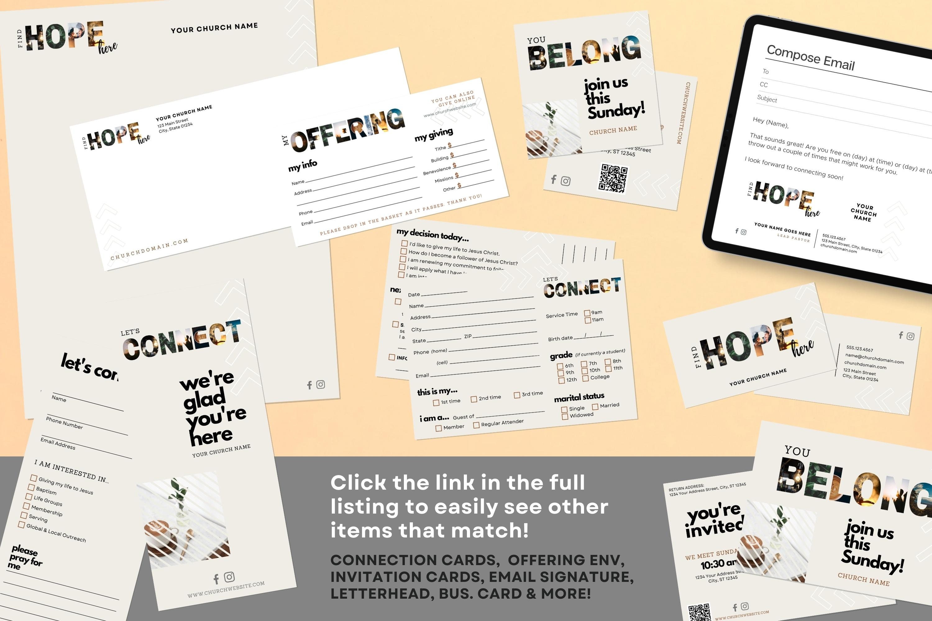 Church Email Signature Canva Template: Modern Ministry Branding ...