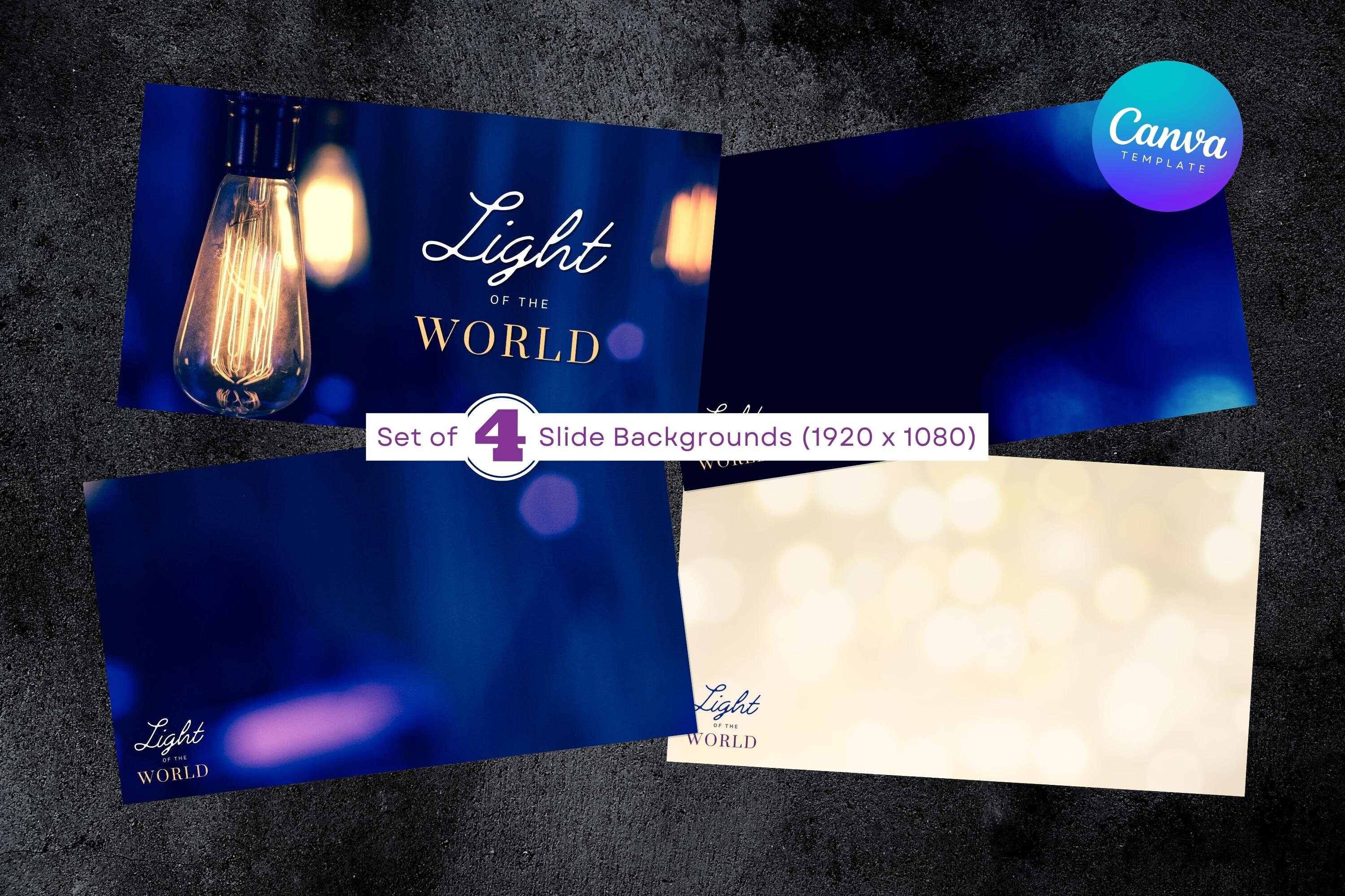 Christmas Church Slides: Editable Canva Templates (1920x1080) - Etsy
