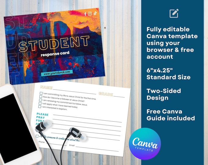 Class Response Cards - Etsy