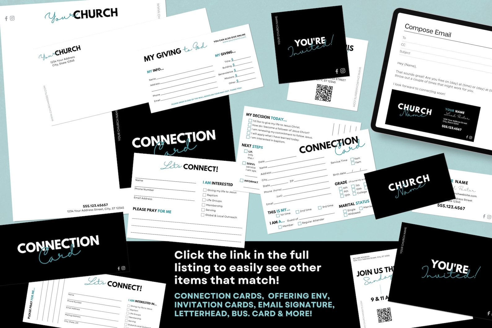 Offering Envelope Canva Template, Tithing Envelope, Editable Offering ...