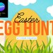 Church Easter Egg Hunt Graphic Canva Template, Church Egg Hunt ...