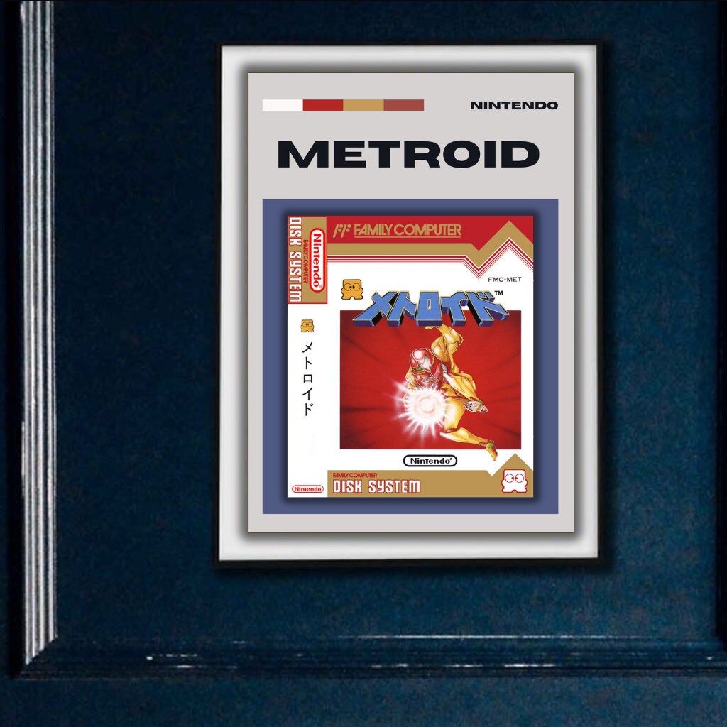 Retro Metroid Poster - Digital Download Video Game Poster - Etsy
