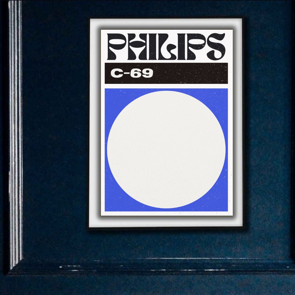 Retro Philips Poster Digital Download - Etsy