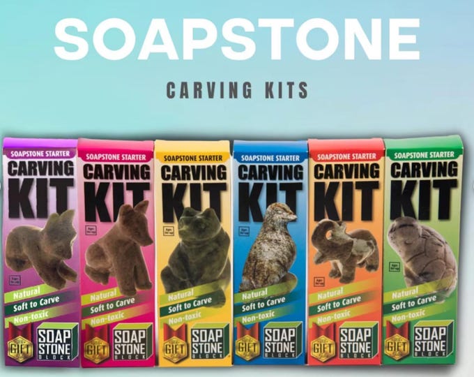 Soapstone Animals - Hand-carved Miniature Stone Animal Figurines, Craft ...