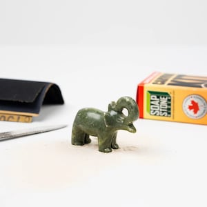 Soapstone Animals - Hand-carved Miniature Stone Animal Figurines, Craft ...