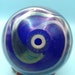 Vandermark Iridescent Cobalt Blue Art Glass Egg 1977 Marked & Dated - Etsy
