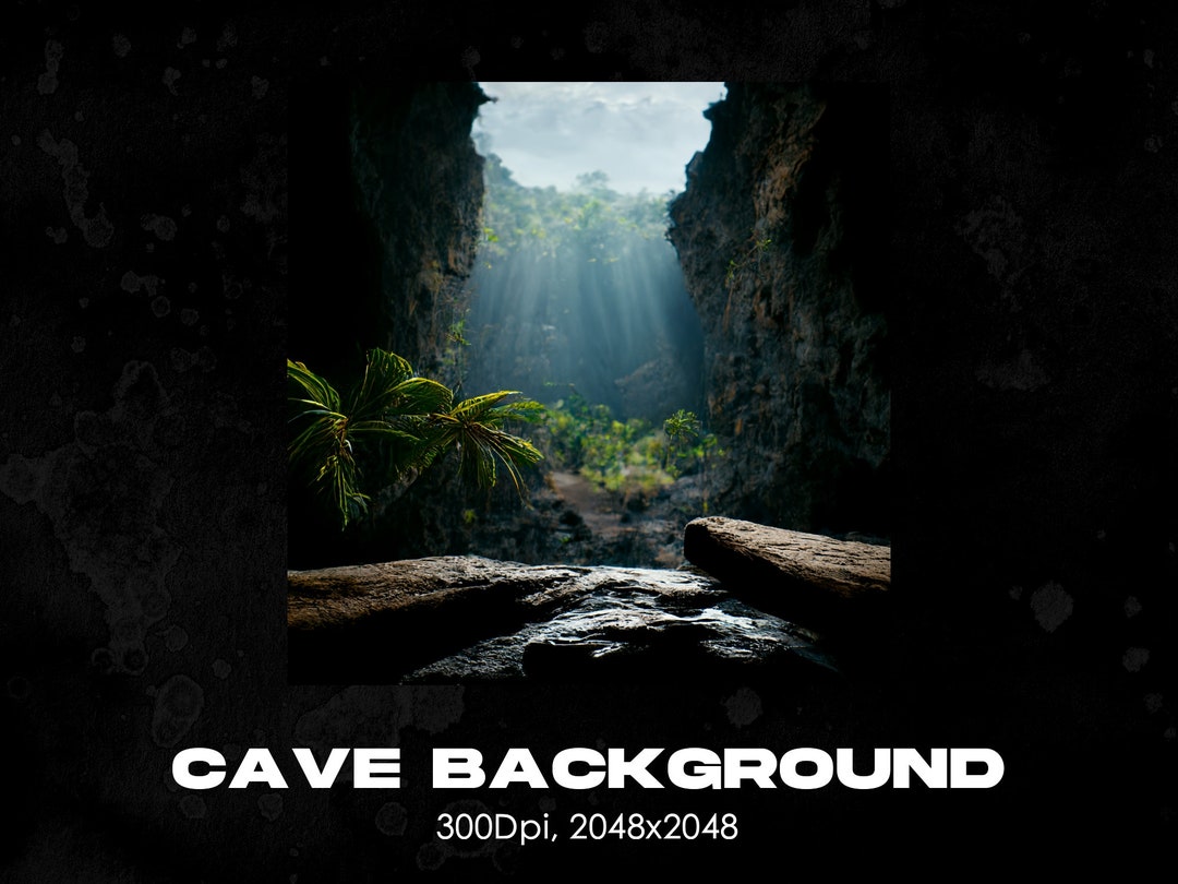 Cave Background Backdrop or Overlay - Etsy
