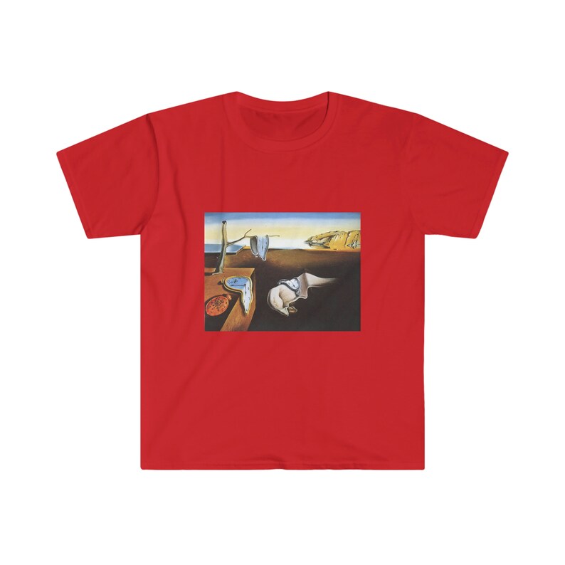 Salvador Dalí’s “the Persistence of Memory” Unisex Softstyle T-shirt ...