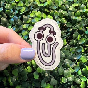 Clippy the Paperclip Funny Nostalgic Stickers / WATERPROOF / Easy Peel ...