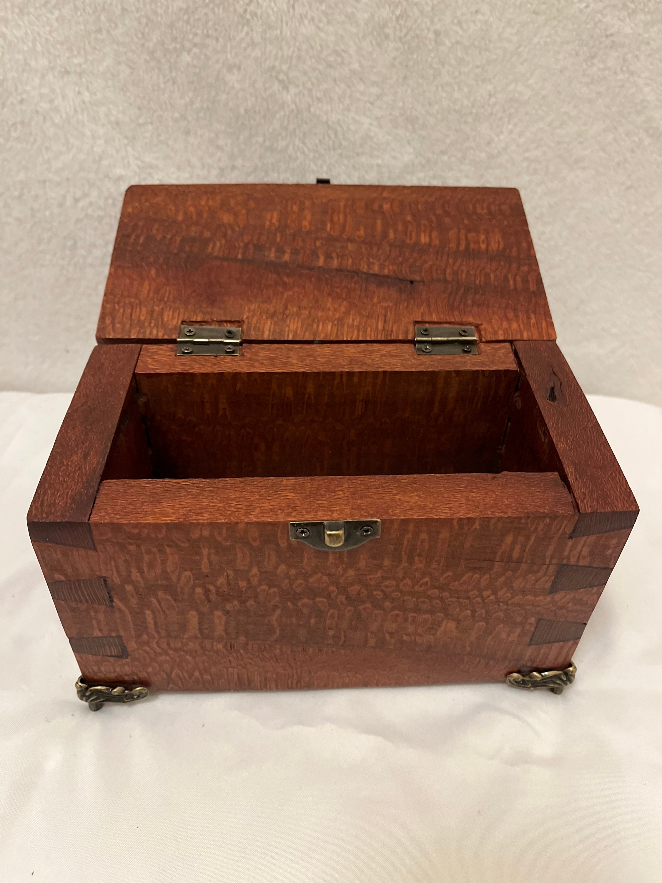 Leopard Hardwood RARE Dovetail Box - Etsy