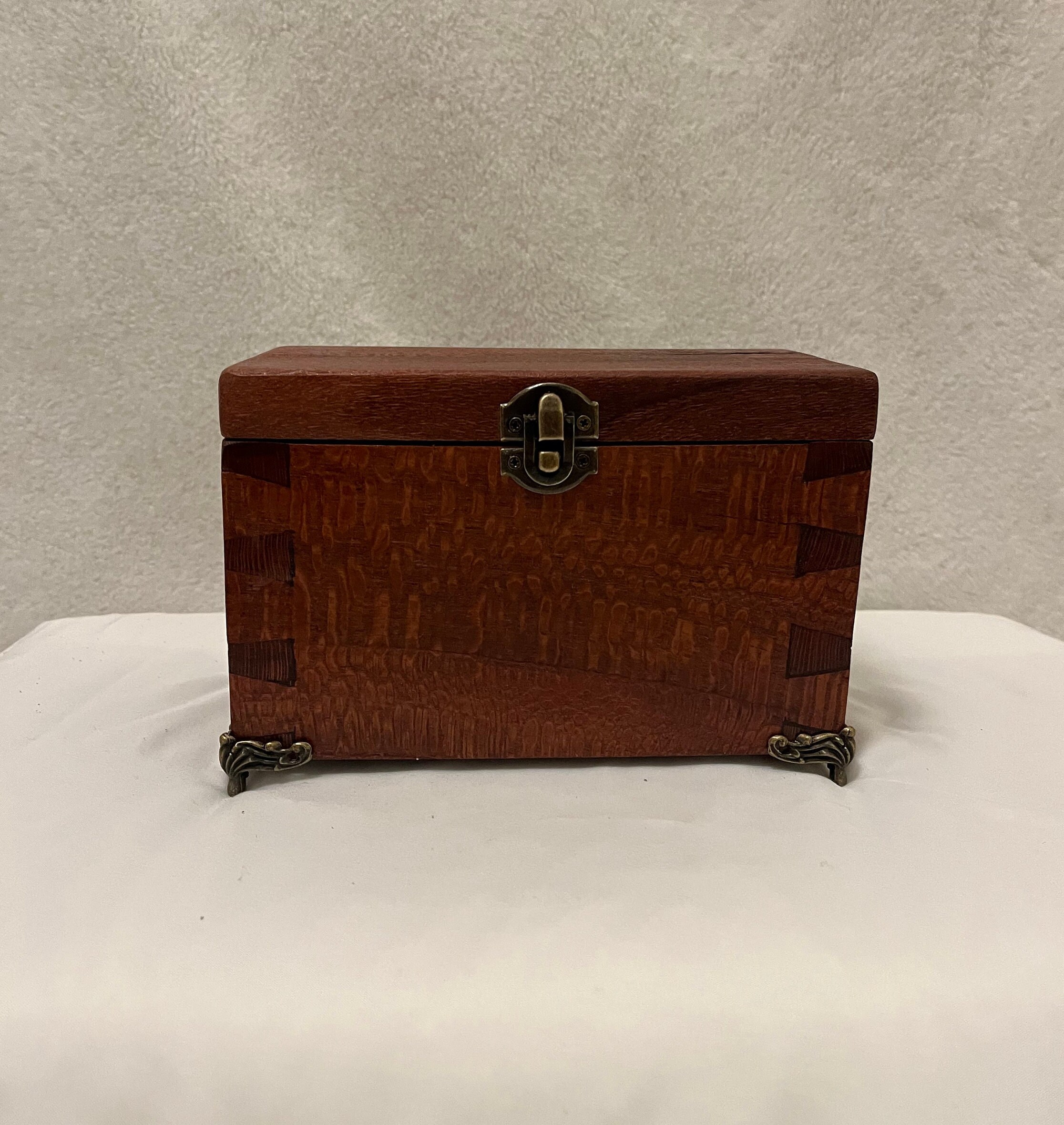 Leopard Hardwood RARE Dovetail Box - Etsy