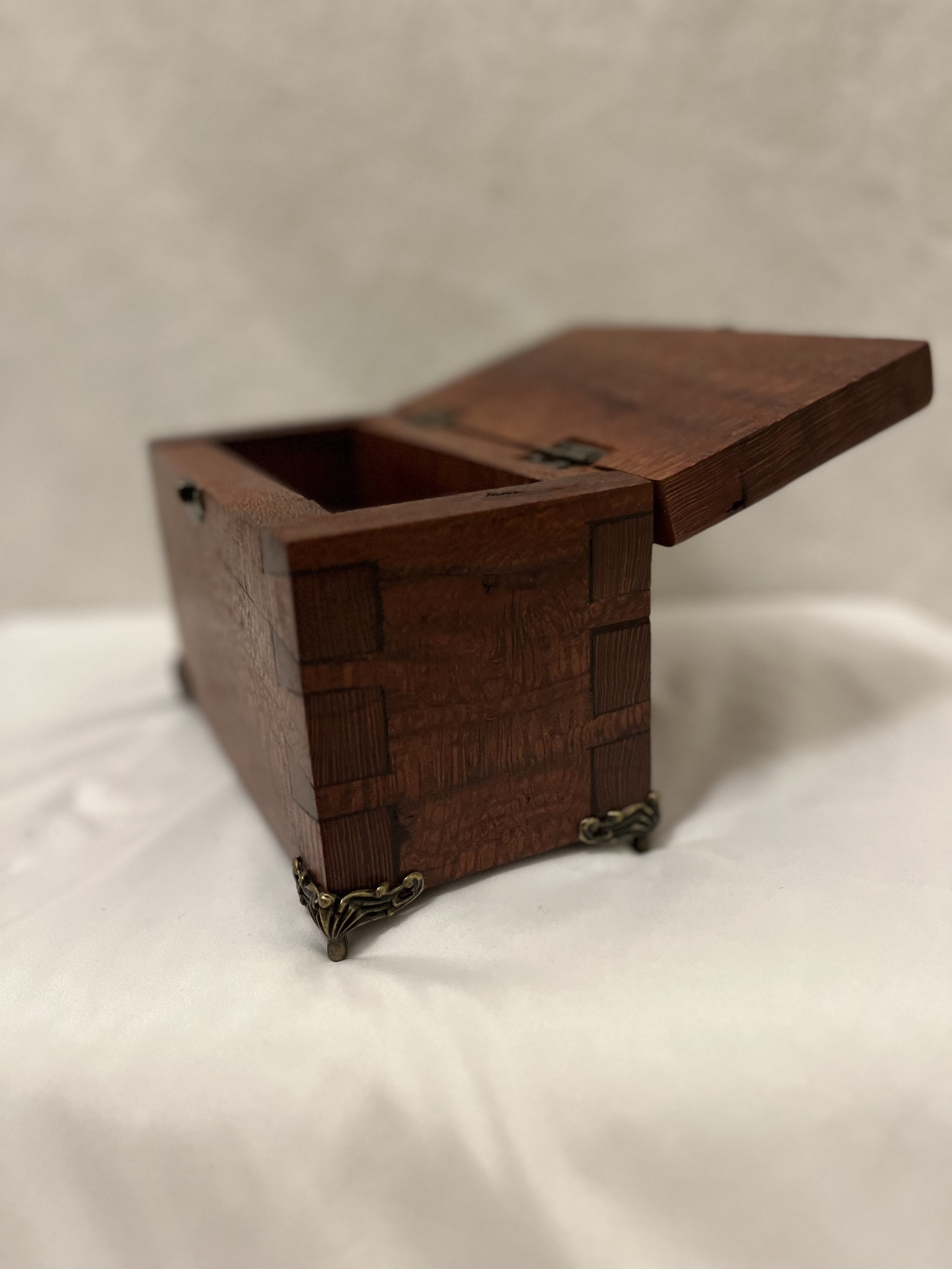 Leopard Hardwood RARE Dovetail Box - Etsy