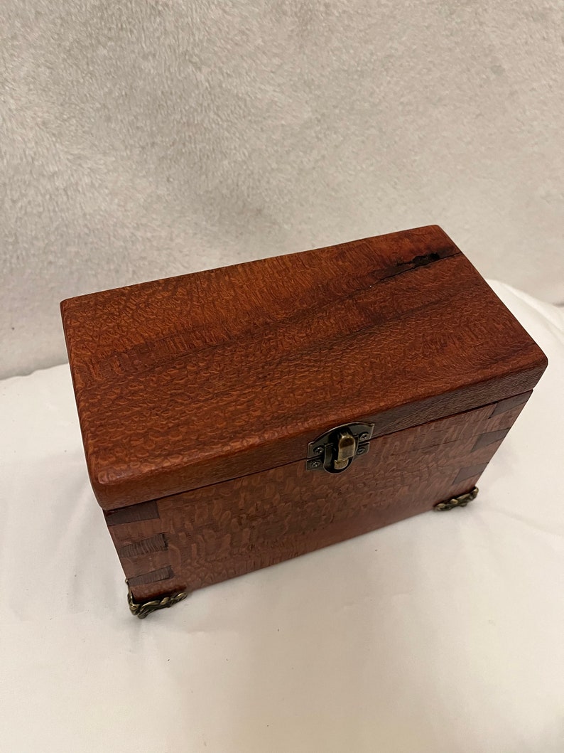 Leopard Hardwood RARE Dovetail Box - Etsy