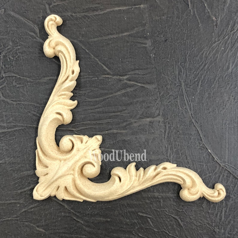 Pack of Two Applique Corner Scrolls - Etsy