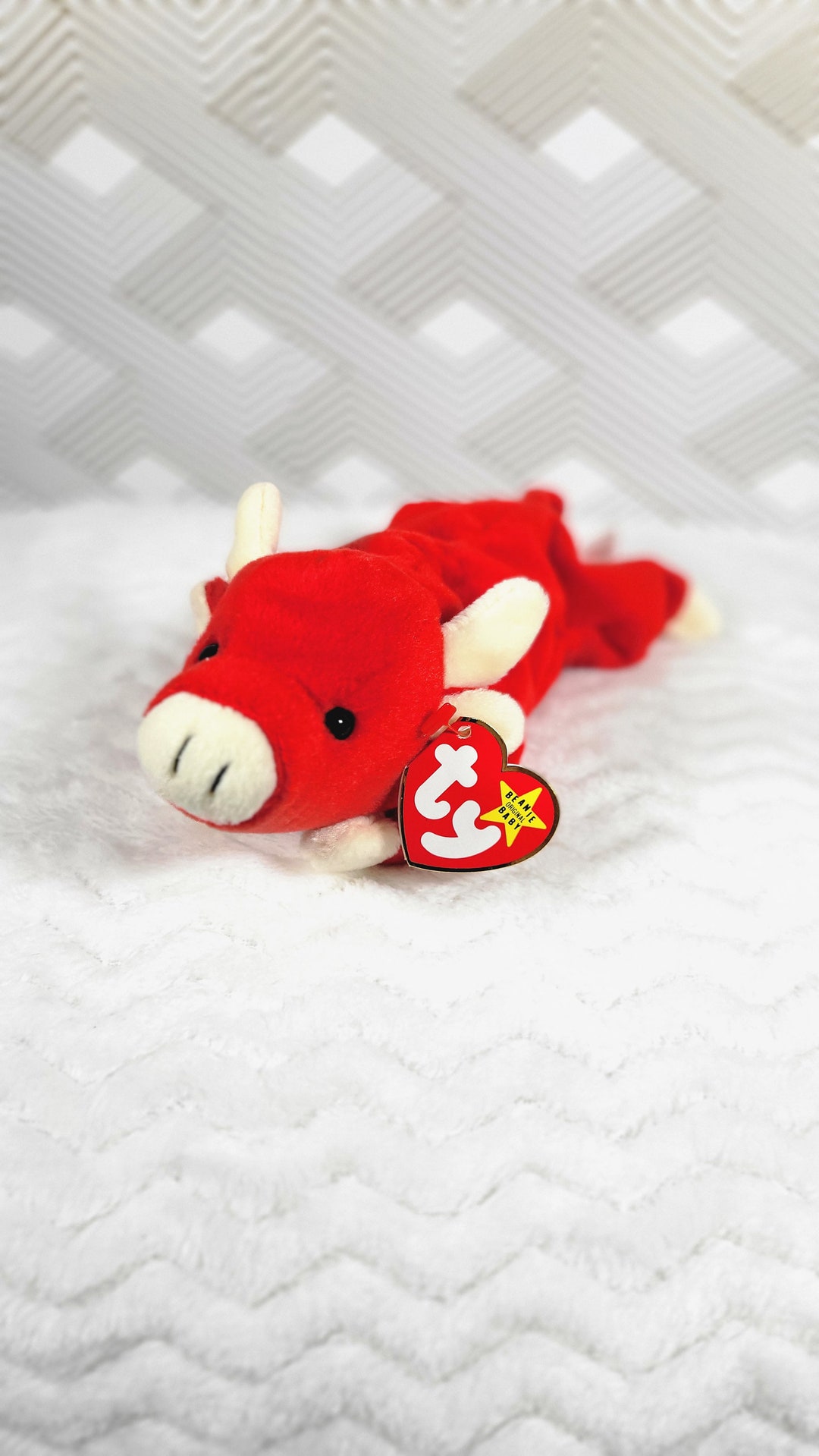 Snort the Bull Beanie Baby - Etsy