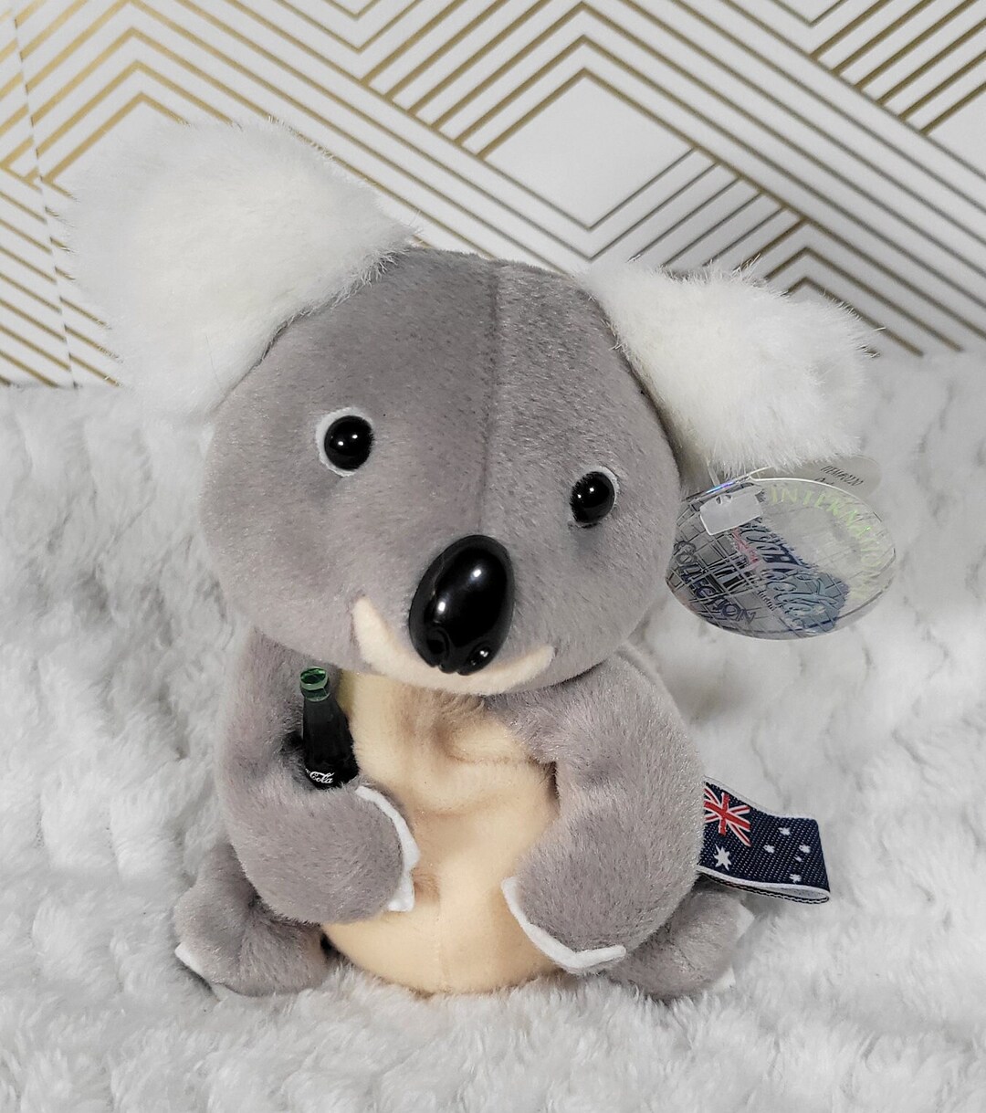 Quala the Koala Australia Coca-cola International Bean Bag - Etsy