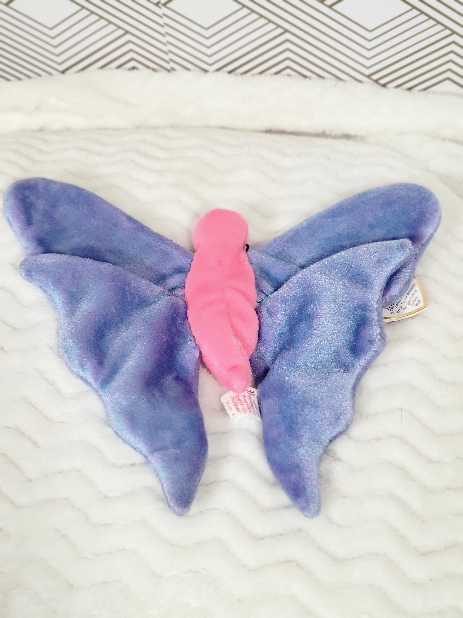 Flitter the Butterfly Beanie Baby - Etsy