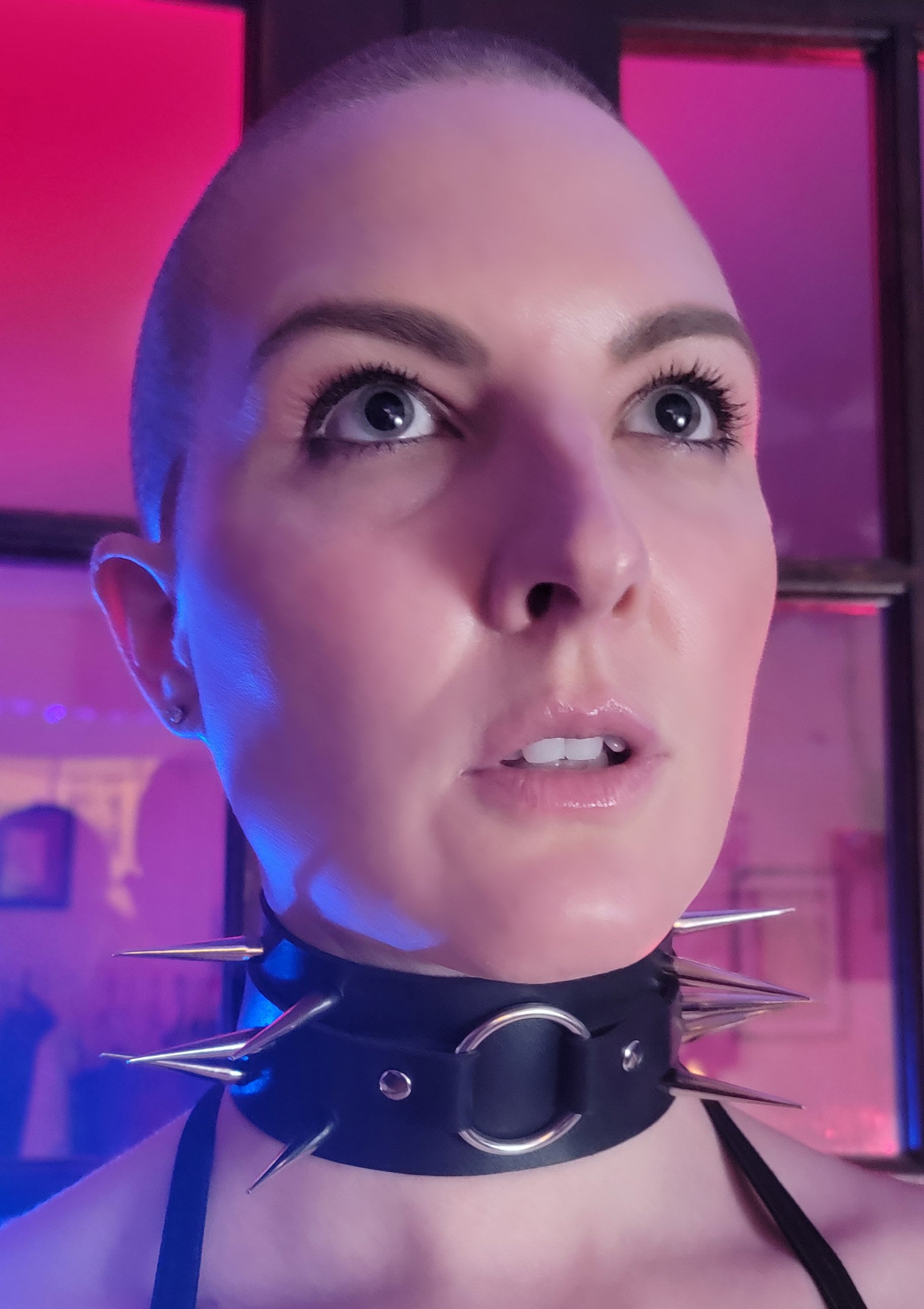 Hellraiser Cenobite Inspired Spiked Collar With 1.5 Inch Spikes, Chrome O Ring, and Hardware - Etsy