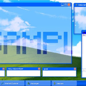 Windows XP Stream Static Overlay Package for Twitch or Youtube ...