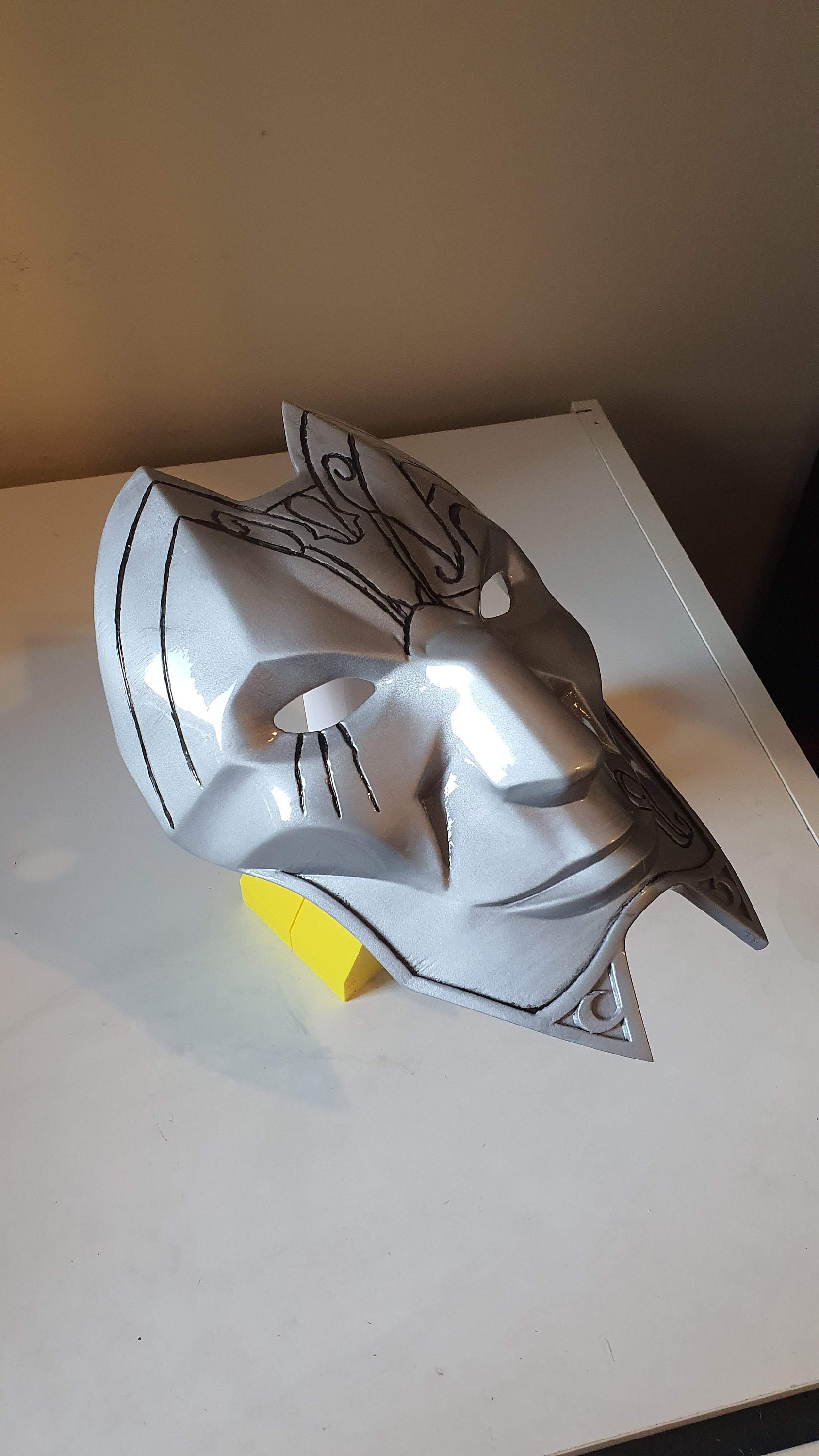 Jhin Mask Cosplay 3D Printed League of Legends - Etsy
