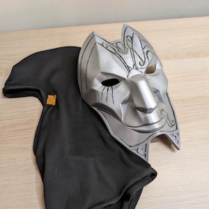 Jhin Mask Cosplay 3D Printed League of Legends - Etsy