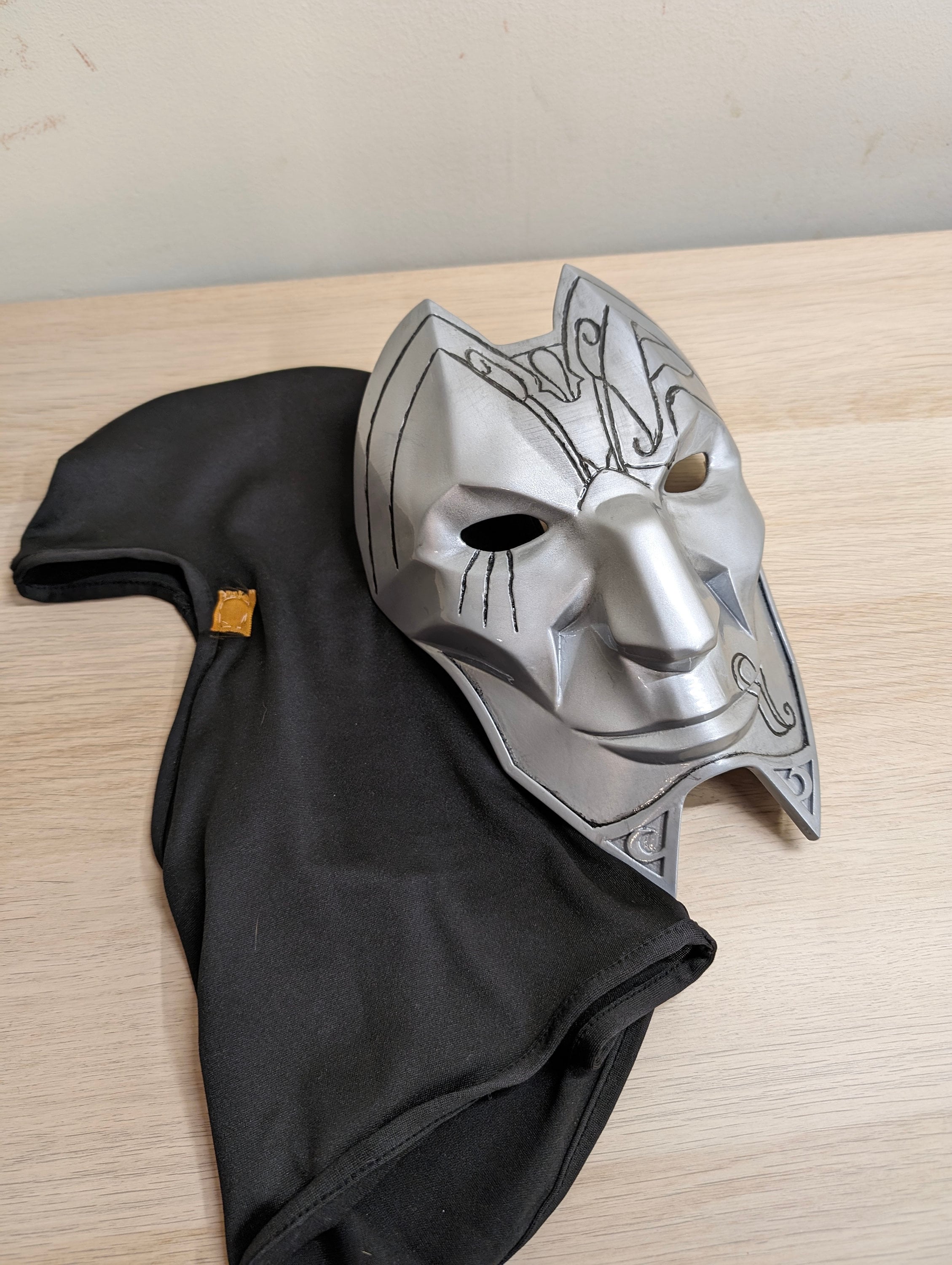 Jhin Mask Cosplay 3D Printed League of Legends - Etsy