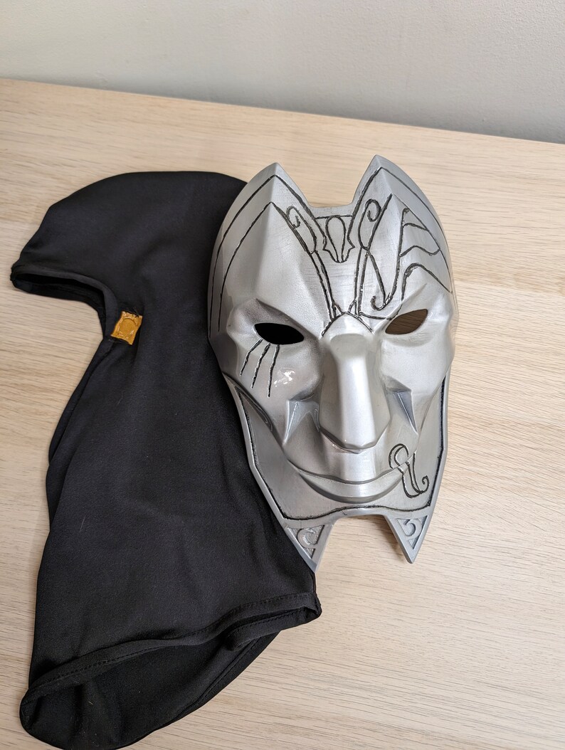 Jhin Mask Cosplay 3D Printed League of Legends - Etsy