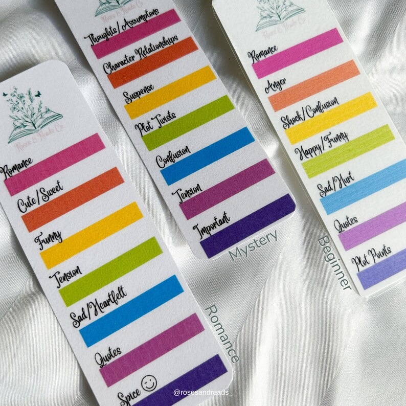 Annotating Bookmarks | Annotating Guide | Gifts for Bookworms - Etsy