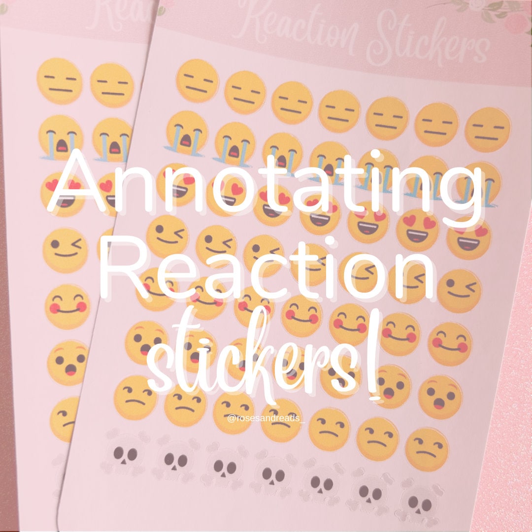 Emoji Annotating Reaction Stickers | Journaling Stickers | Annotating ...