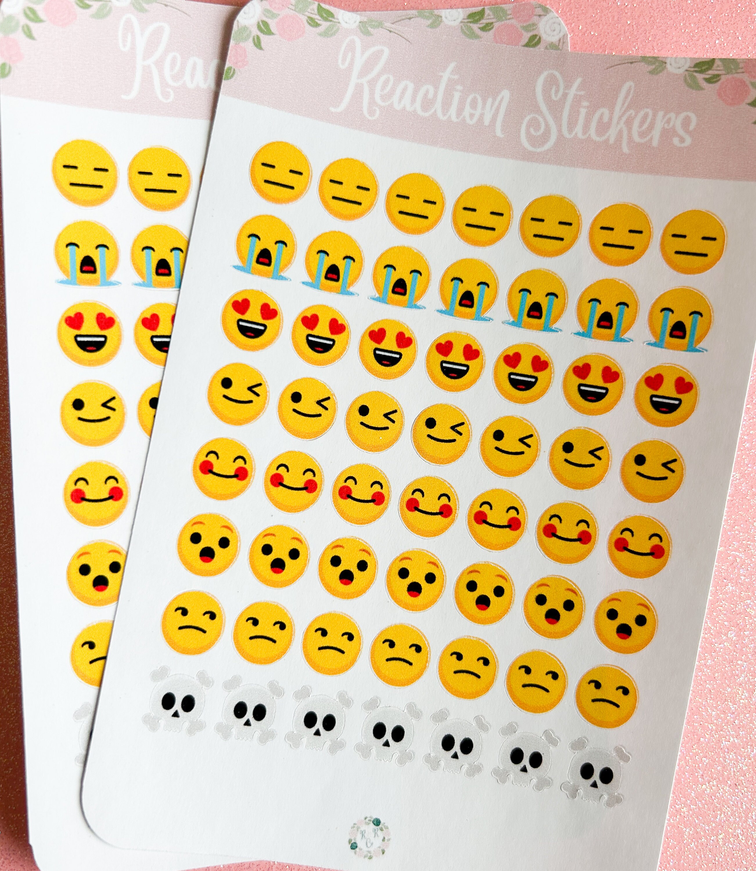 Emoji Annotating Reaction Stickers | Journaling Stickers | Annotating ...