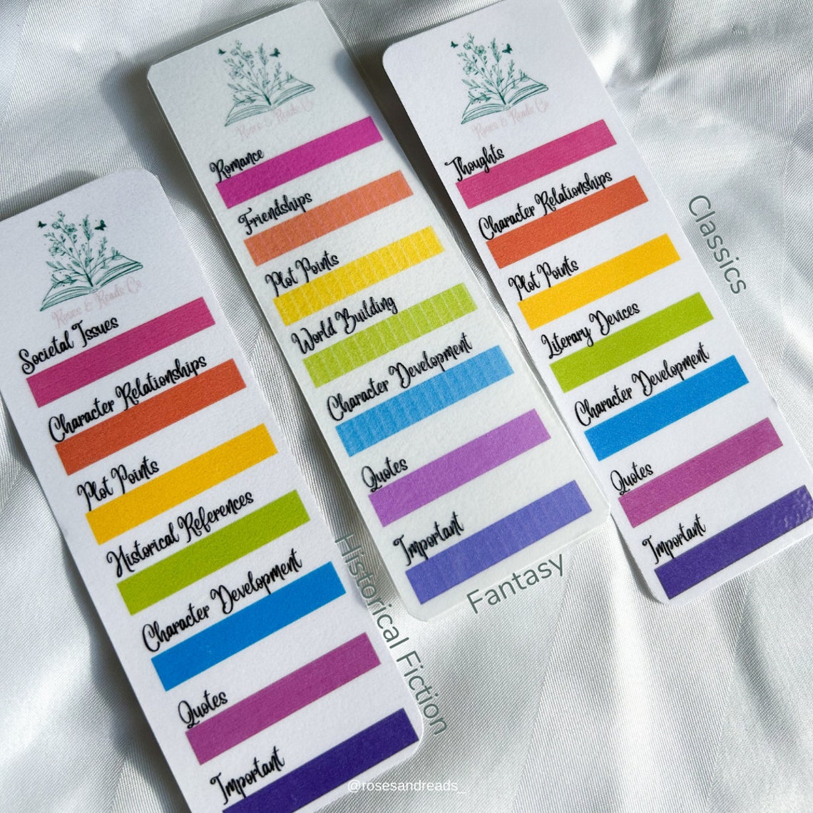 Annotating Bookmarks | Annotating Guide | Gifts for Bookworms - Etsy