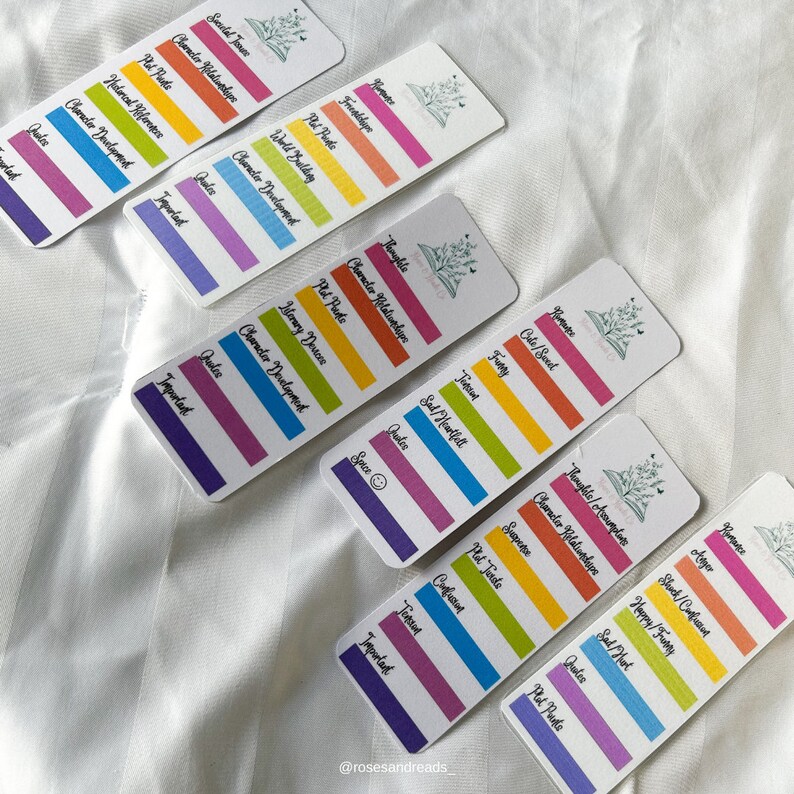 Annotating Bookmarks | Annotating Guide | Gifts for Bookworms - Etsy