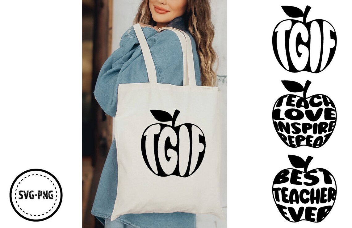 Teacher Svg | Apple Monogram Svg | Apple Svg | Tgif Teacher | School ...