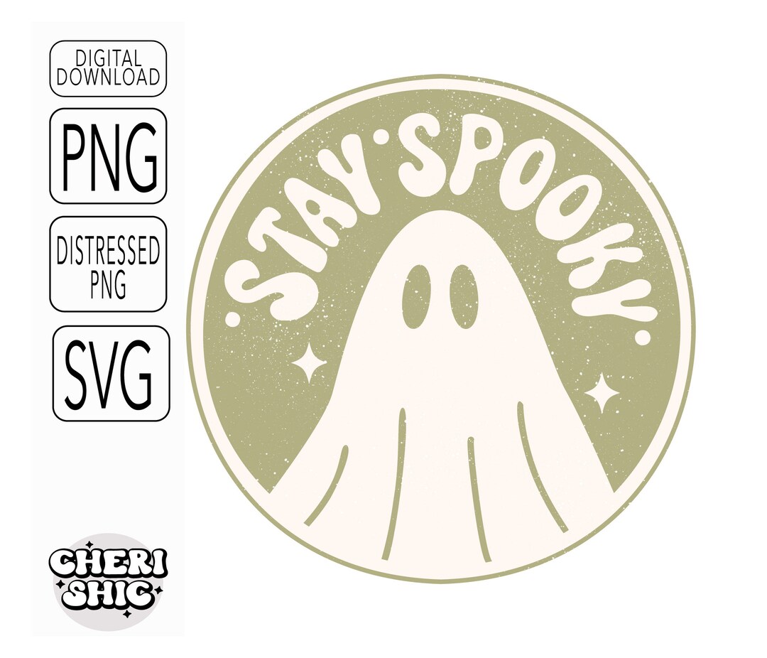 Stay Spooky Svg | Cute Ghost Svg | Cut File | Halloween Svg | Stay ...