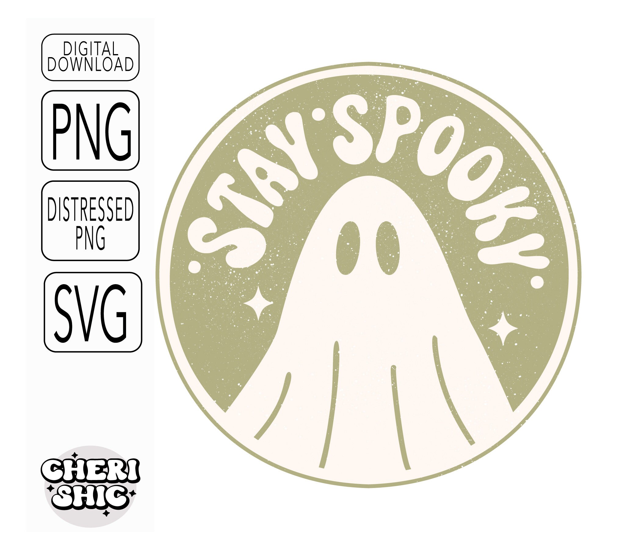 Stay Spooky Svg | Cute Ghost Svg | Cut File | Halloween Svg | Stay ...