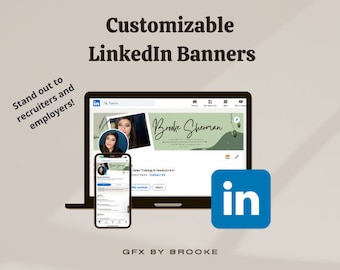 Customizable Linkedin Banner - Etsy